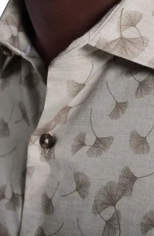 Bugatchi Axel Shaped Fit Floral Button-up Shirt
