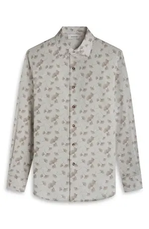 Bugatchi Axel Shaped Fit Floral Button-up Shirt