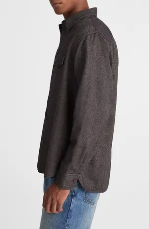 Madewell Cotton Herringbone Work Shirt