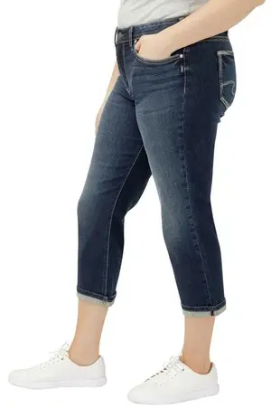 SILVER JEANS CO. Suki Capri Jeans - Florida