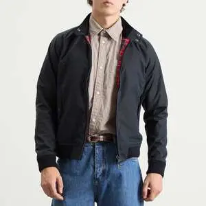 Barbour X Baracuta Porton Wax Jacket - Navy