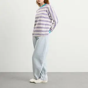 FRUITY BOOTY Stripe Long Sleeve Top