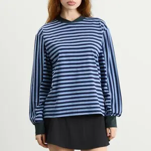 FRUITY BOOTY Stripe Long Sleeve Top