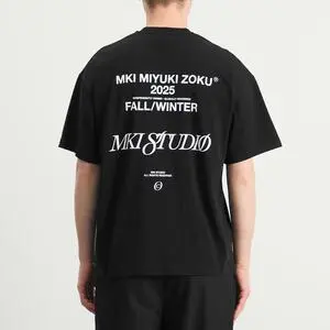 MKI MIYUKI ZOKU Script T-shirt - Black
