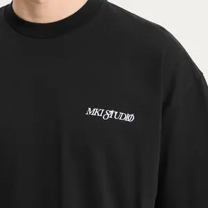 MKI MIYUKI ZOKU Script T-shirt - Black