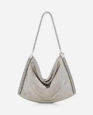Rabanne Pixel Tube Shoulder Bag - Silver