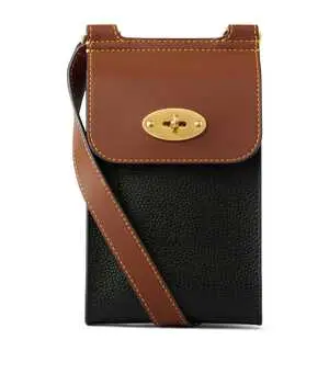 Mulberry Leather Mini Antony Pouch - Black