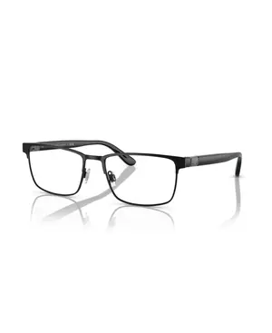 Ralph Lauren Square Eyeglasses - Semishiny Black