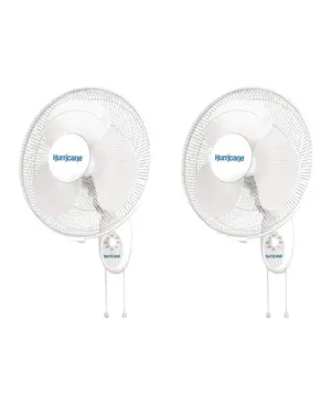 HURRICANE Supreme 16 Inch 90 Degree Oscillating 3 Speed Wall Fan - No Color