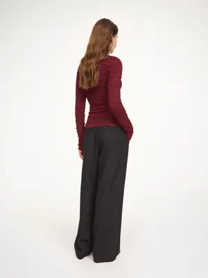 BY MALENE BIRGER Aura Blouse - Cabernet