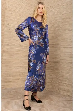 Hale Bob Egypt Charmeuse Maxi Dress - Black