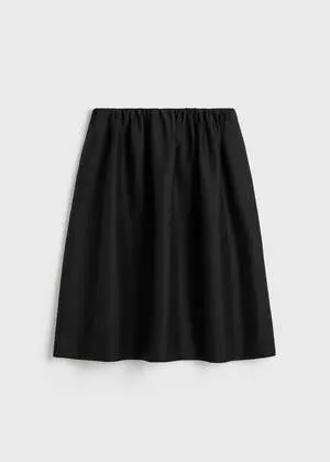 TOTEME Gathered Midi Skirt