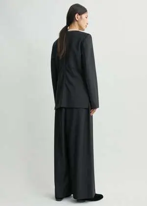 TOTEME Tailored Dinner Long-sleeve Blouse - Black