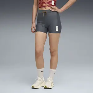 PUMA X Saysky Moisture Wicking Running Short Tights - Gray