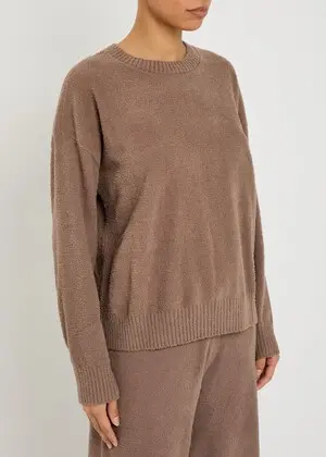 Eberjey Recycled Bouclé Relaxed Fit Sweatshirt
