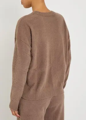 Eberjey Recycled Bouclé Relaxed Fit Sweatshirt