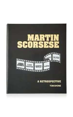 GRAPHIC IMAGE Martin Scorsese: A Retrospective Leather Hardcover Book - Black