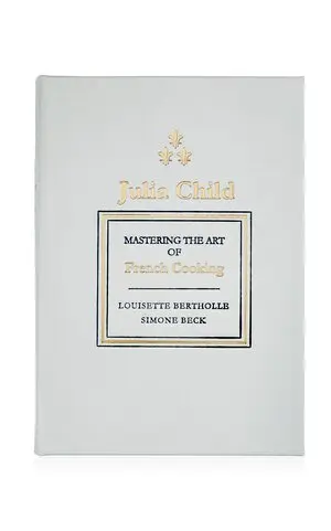 GRAPHIC IMAGE Julia Child Leather Hardcover Book - Silver