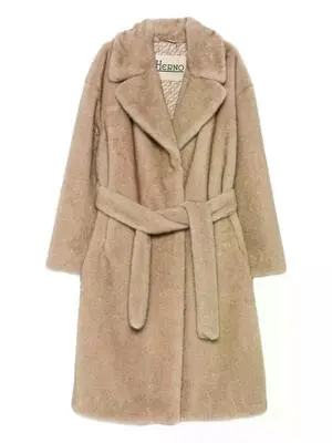 Herno Belted Textured Coat
