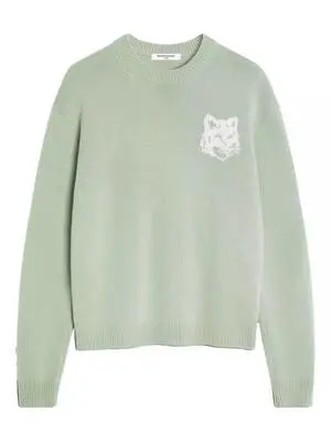 Maison Kitsuné Fox Head Crew-neck Sweater