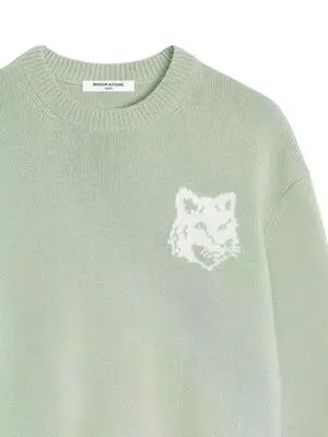 Maison Kitsuné Fox Head Crew-neck Sweater