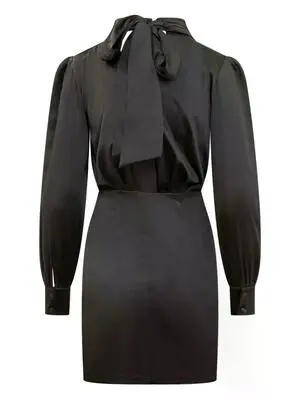 ACTUALEE Rose-detail High-neck Dress