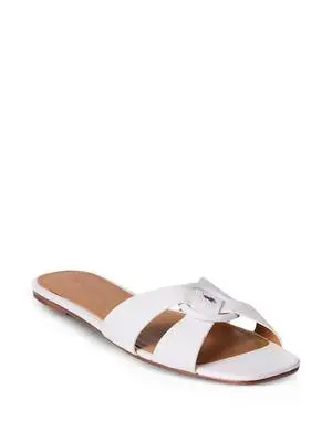 Polo Ralph Lauren Debossed-logo Flat Sandals