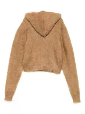 Giuseppe Di Morabito Floral-appliqué Hooded Sweater