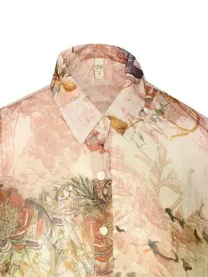 YAVI Printed Button Down Shirt