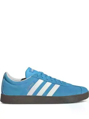 Adidas Vl Court 2.0 Striped Low-top Sneakers - Blue