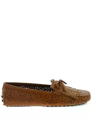 TOD'S Perforated Tasselled Loafers