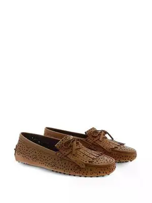 TOD'S Perforated Tasselled Loafers