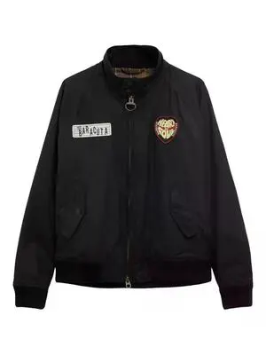 Barbour Appliqué Zip-up Jacket