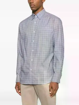Brioni Checked Button Shirt