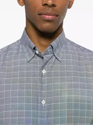 Brioni Checked Button Shirt
