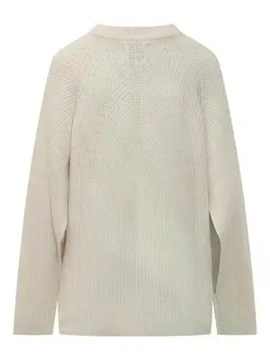 Loulou De Saison Cut-out Detail Sweater - Neutrals
