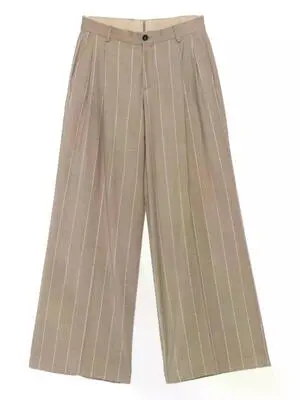 LUIGI BIANCHI MANTOVA Striped Tailored Trousers