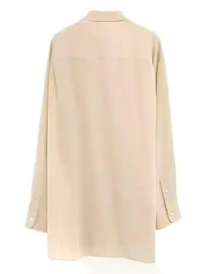 THE ROW Button Round Hem Top