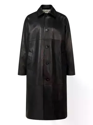 MAN ON THE BOON. Calf Leather Single Coat