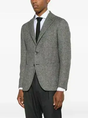Tagliatore Herringbone Two-button Blazer