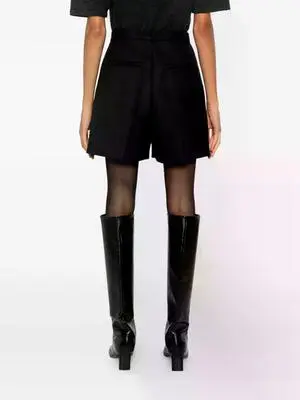 HERSKIND Pleated Shorts - Black