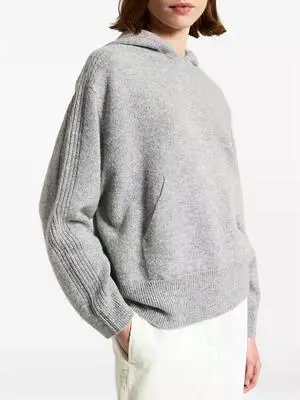 Peserico Hooded Ribbed Knitwear