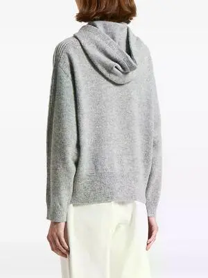 Peserico Hooded Ribbed Knitwear