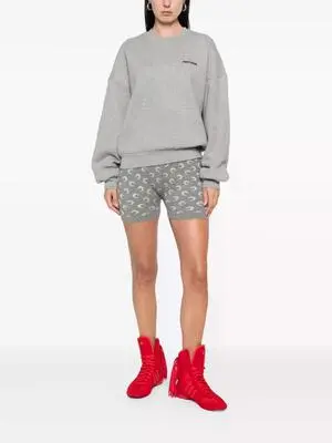 WRSTBHVR Logo-embroidered Crew-neck Sweatshirt