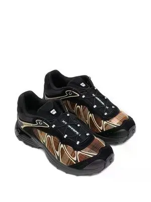 SALOMON Plaid Panel Sneakers