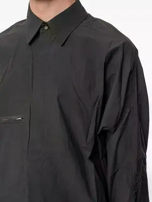 JOE CHIA Zip-pocket Long-sleeve Shirt