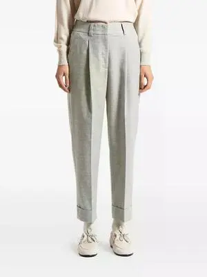 Peserico Pleated Cuffed Trousers