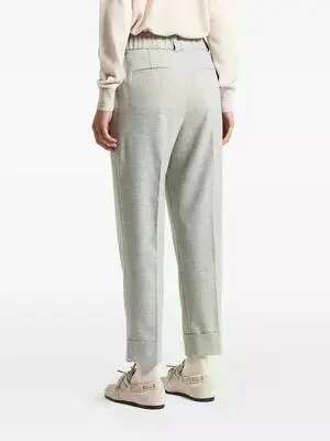 Peserico Pleated Cuffed Trousers