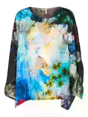 YAVI Printed Top - Blue