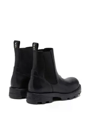 DIESEL® Leather Chelsea Boots - Black